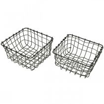 Floristik24.ie Storage basket, basket for planting, mini wire basket ...