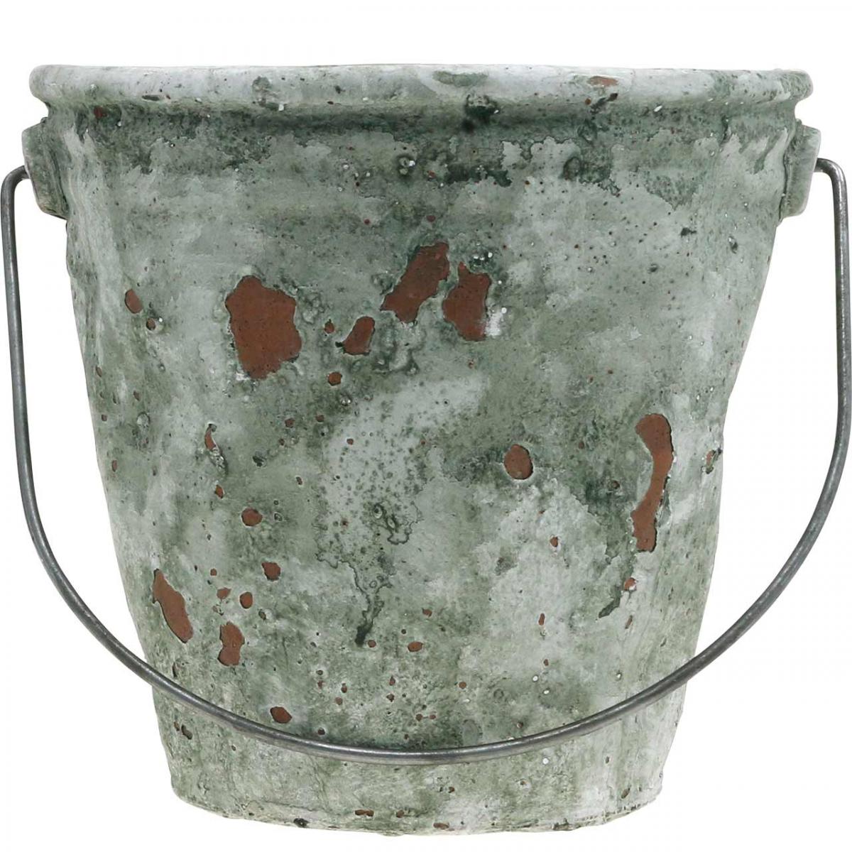 Floristik24.ie Plant bucket, garden decoration, ceramic bucket, planter ...