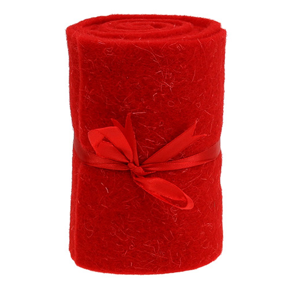 Floristik24.ie Felt ribbon 15cm x 2m red-74637