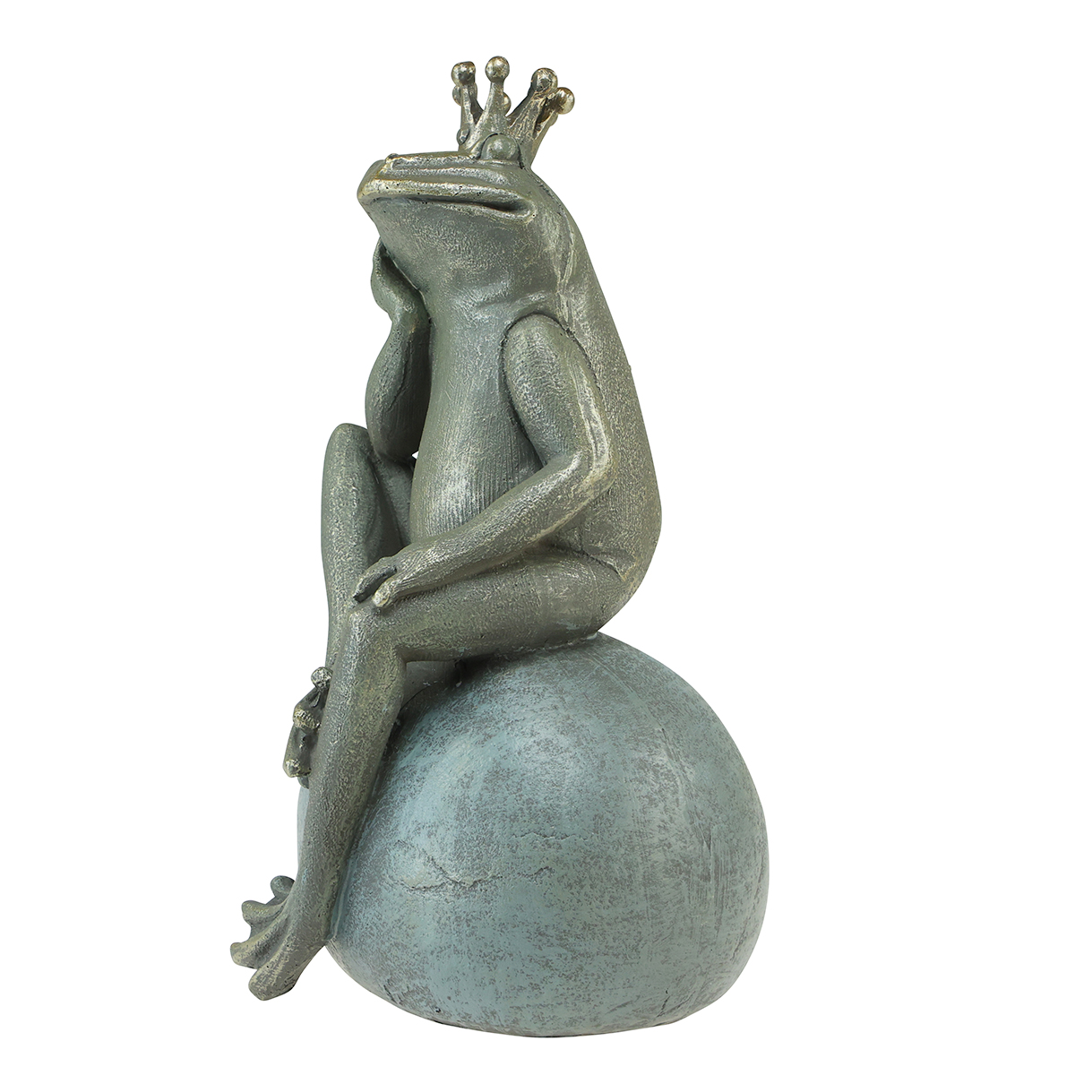 Floristik24.ie Decorative frog frog king garden decoration frog with ...