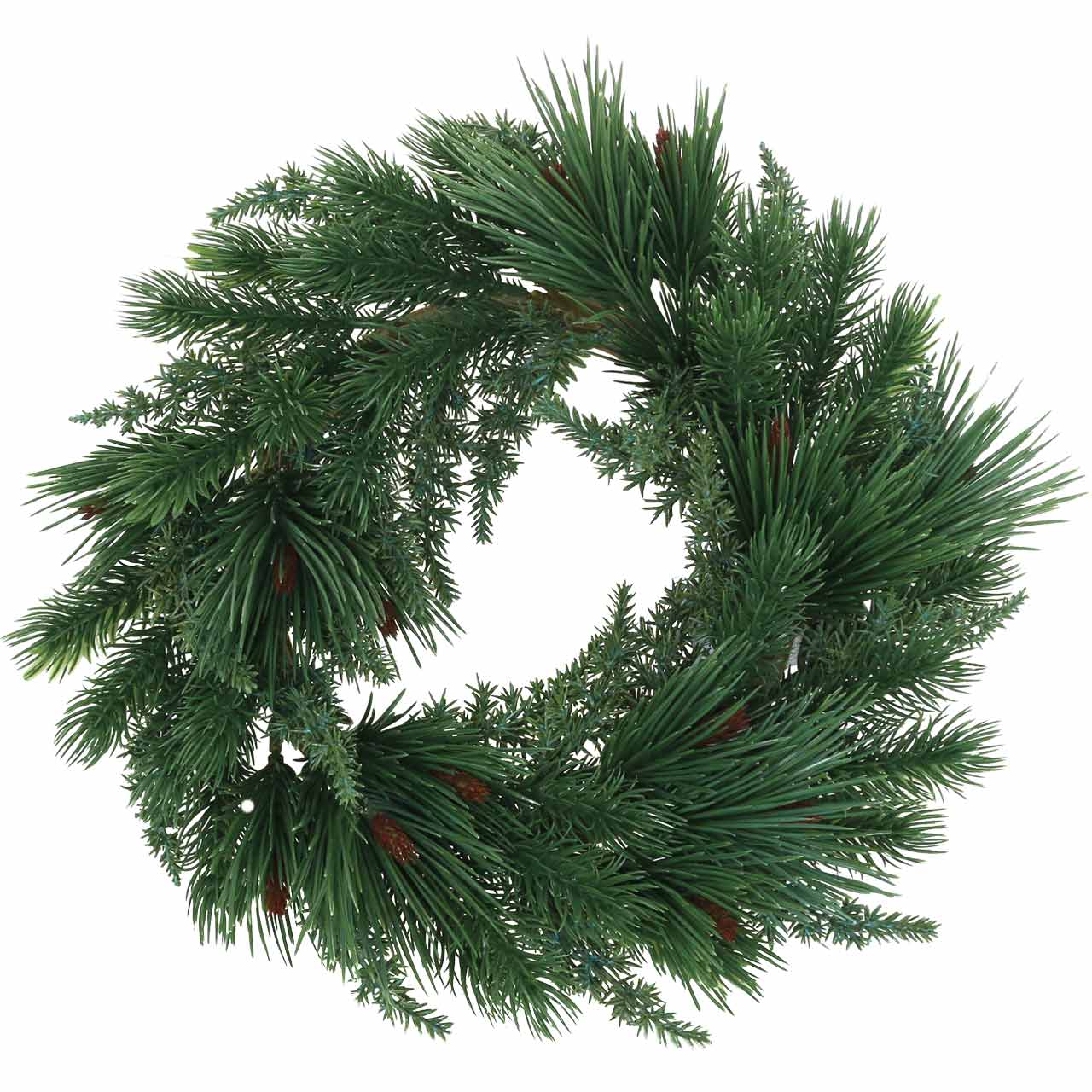 Floristik24.ie Wreath of conifer mix artificial Ø28cm green door wreath ...