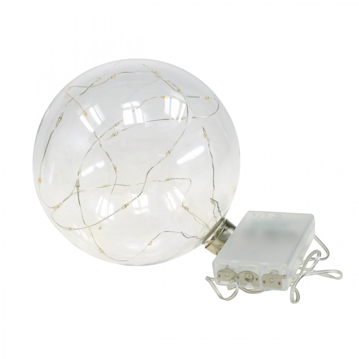Floristik24.ie Christmas ball LED ball Ø10cm 15L inside warm white ...
