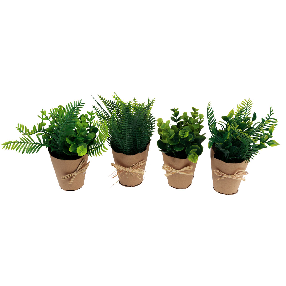 Floristik24.ie Artificial Plants Artificial Fern Boxwood 15-19cm 4pcs