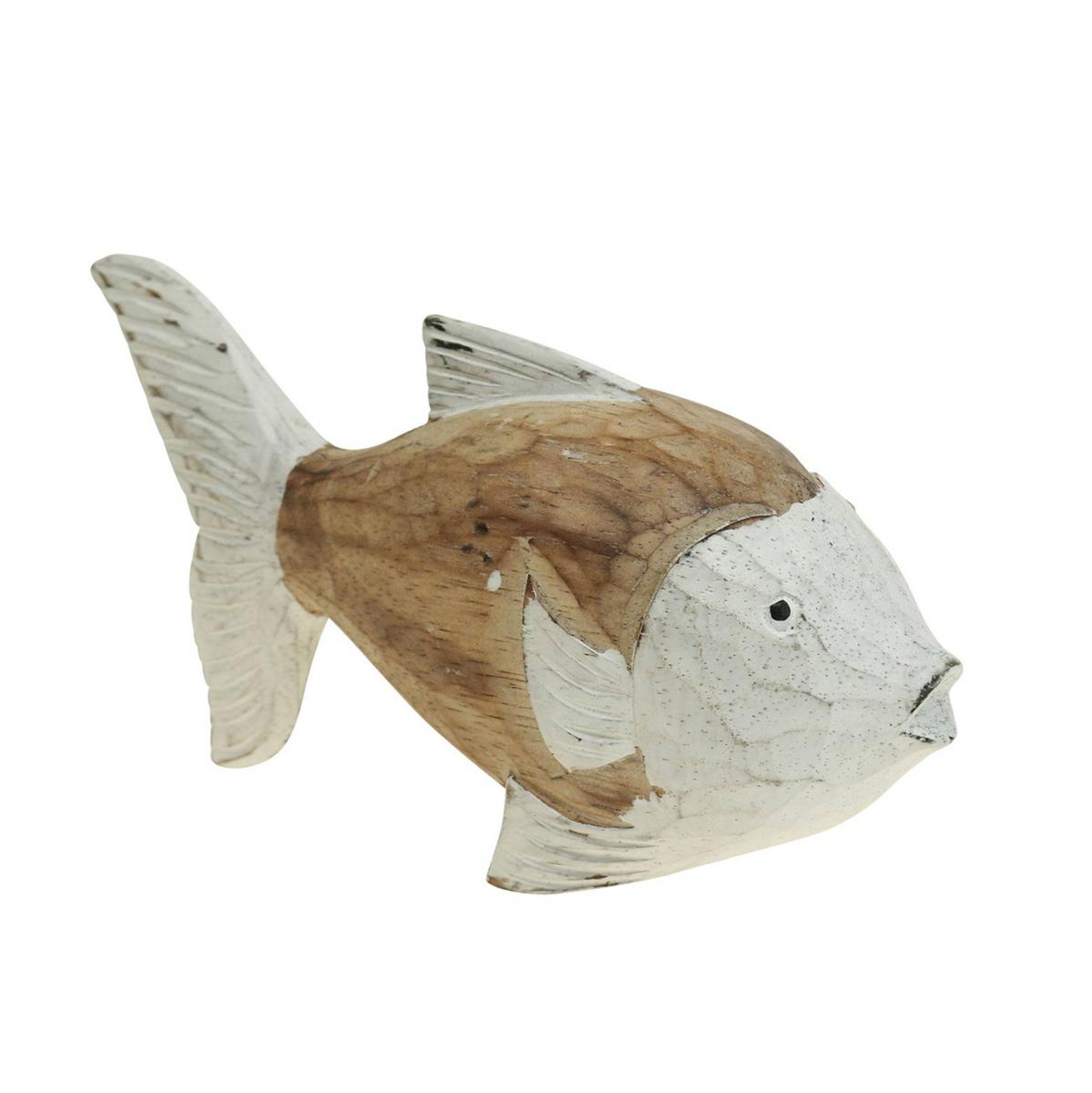 Floristik24.ie Maritime decoration fish wood wooden fish shabby chic 17 ...