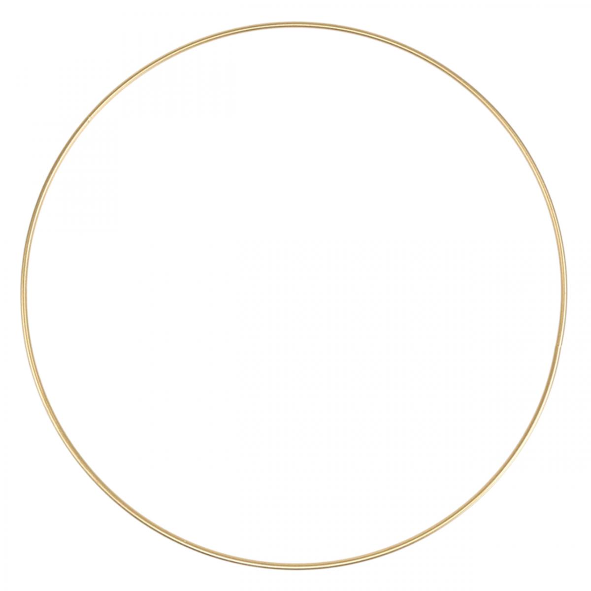 Floristik24.ie Metal ring decor ring Scandi ring deco loop golden Ø25cm ...