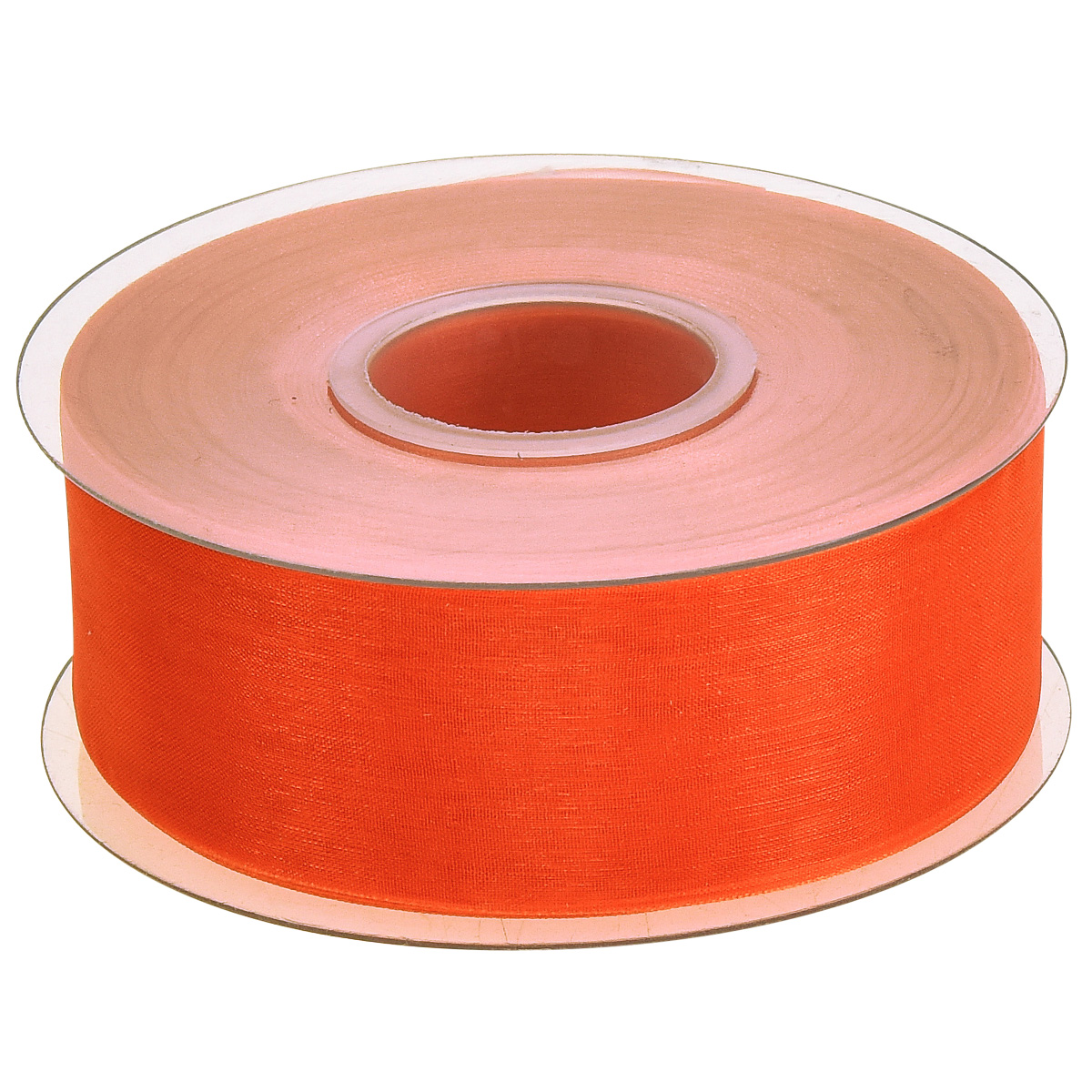 Floristik24.ie Organza ribbon gift ribbon orange ribbon selvedge 40mm 50m