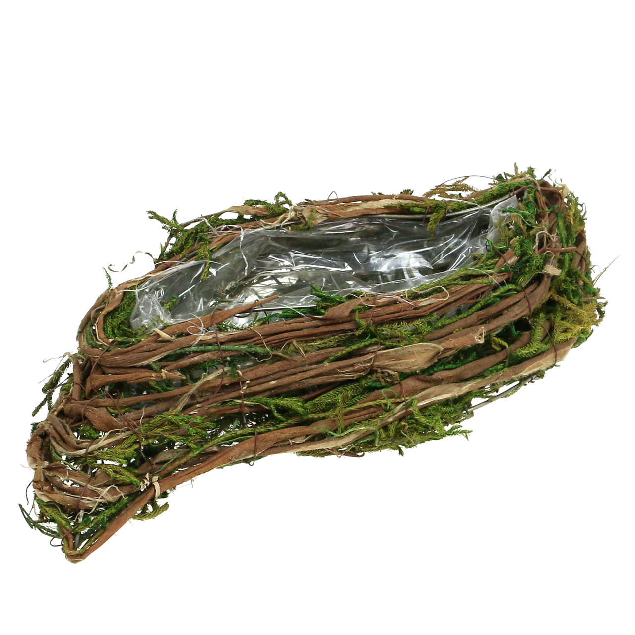 Floristik24.ie Plant wave made of vines and moss 45cm x 18cm-88219