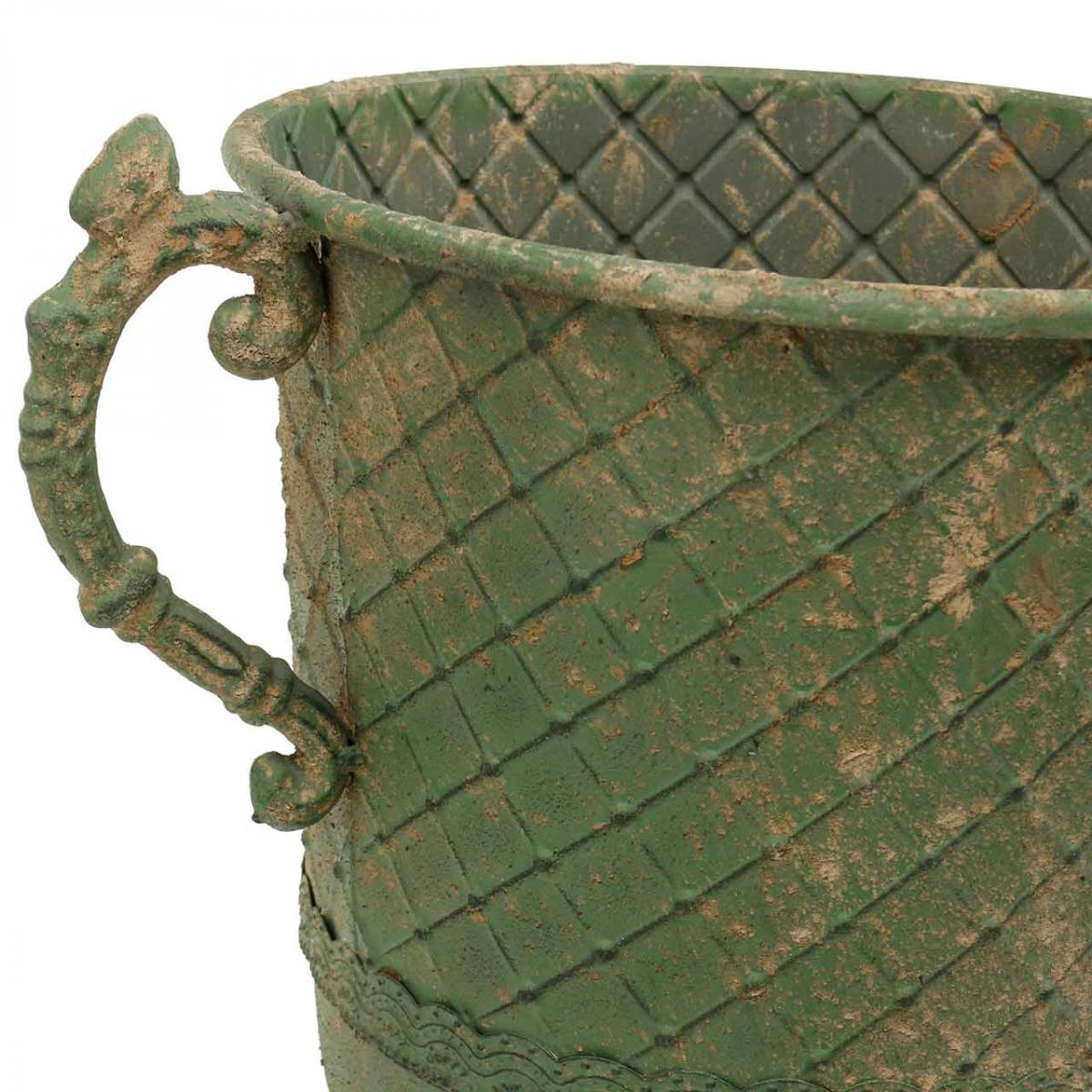 Floristik24.ie Metal goblet for planting, goblet with handles, planter ...