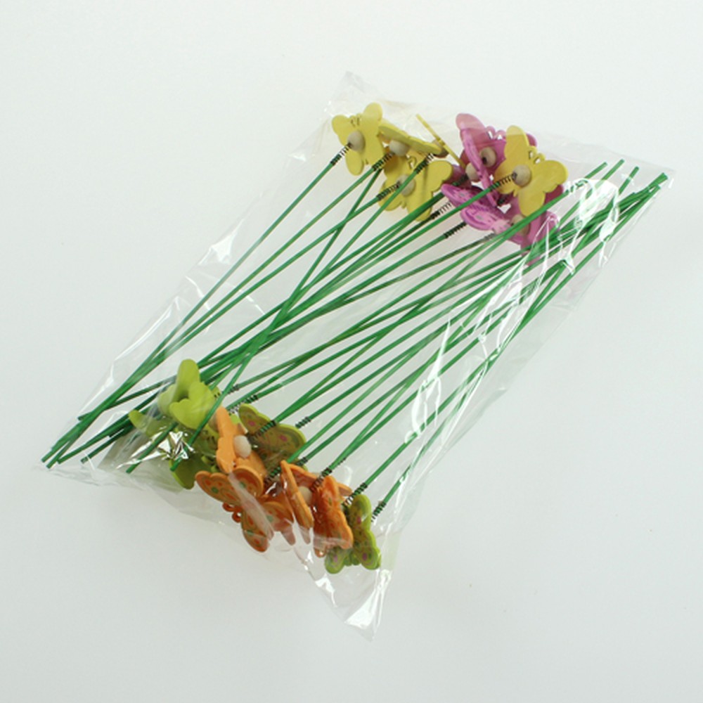 Floristik24.ie Butterfly on stick 4.5cm 24pcs