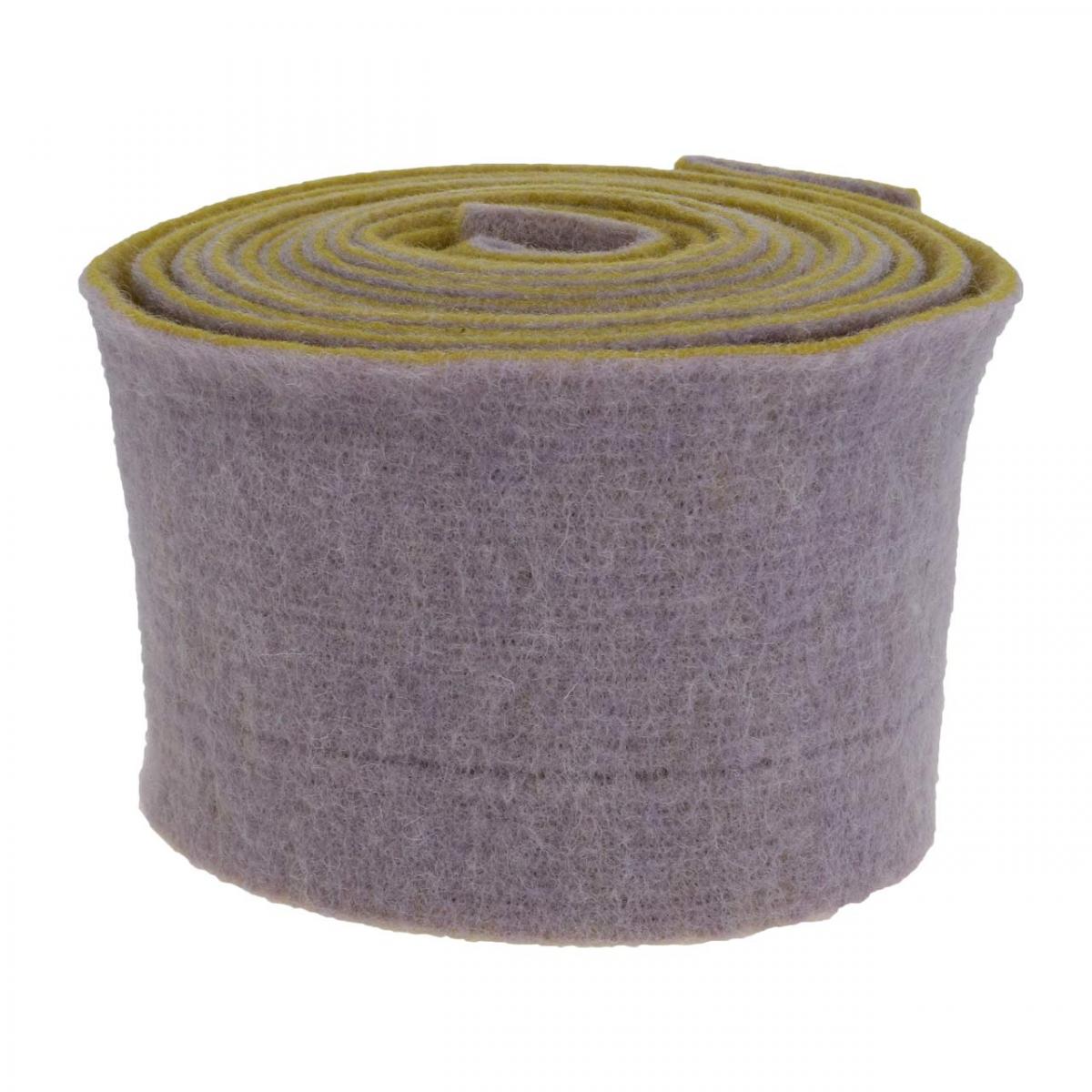 Floristik24.ie Felt ribbon, pot ribbon, wool ribbon two-tone mustard ...