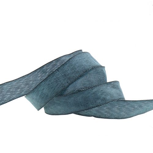 Floristik24.ie Deco ribbon blue 25mm 20m