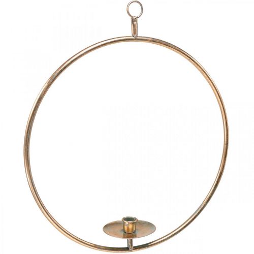 Floristik24.ie Decorative ring for hanging candle holder Golden Vintage ...