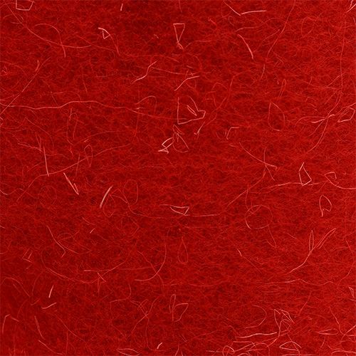 Floristik24.ie Felt ribbon 15cm x 2m red