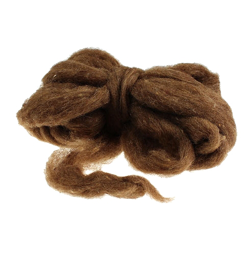 Floristik24.ie Wool roving 10m brown